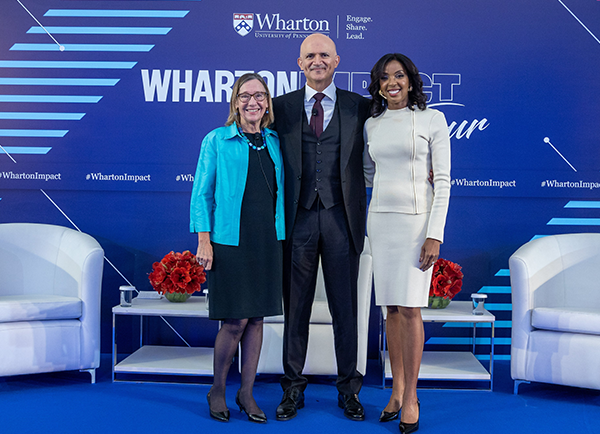 Dubai 2022 - Dean Erika James, Navin Valrani, W’93, GED’18, GRD’23 ...